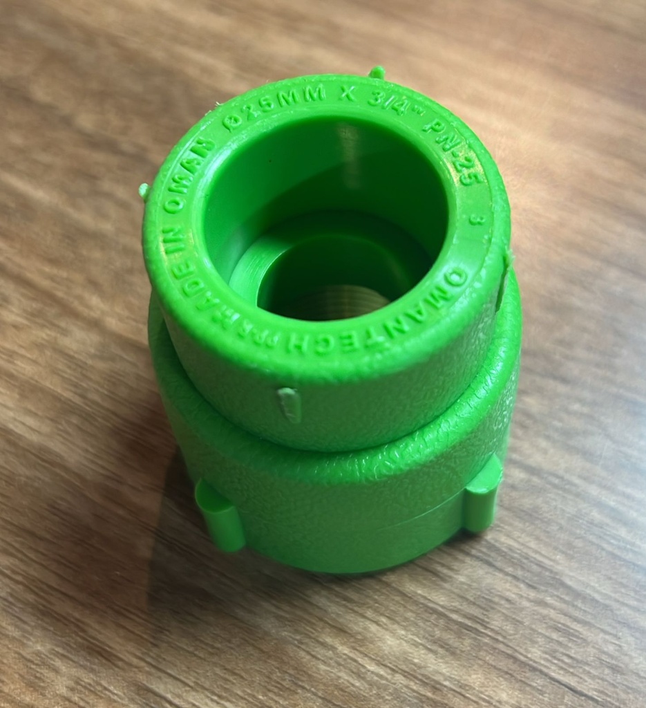 Female Adaptor 25 X 3/4 PPR TECHNO | ICON HOME آیکون هوم